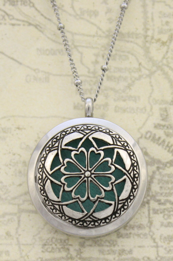 Unique 316L Stainless Steel Essential Oil Diffuser Necklace ...